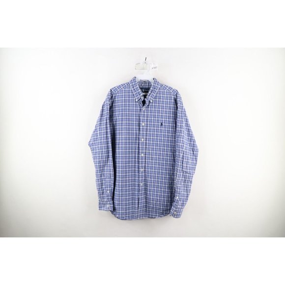 Ralph Lauren | Shirts | Vintage 9s Ralph Lauren Mens Large Classic Fit Collared Button Down ...
